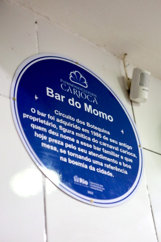 Prefeitura do Rio declara Bar do Momo Patrimônio Cultural – Secretaria ...